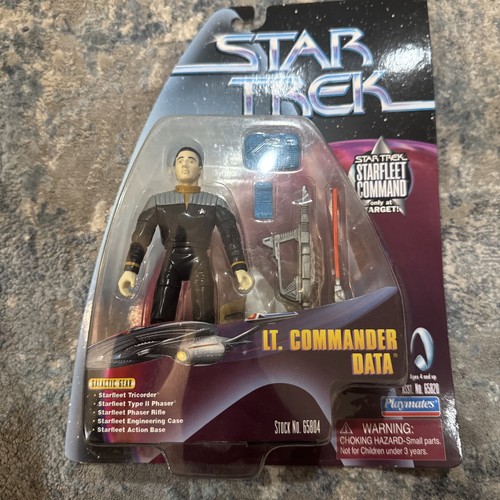 Star Trek TNG Movies Lt Cmdr Data 4.5-in Figure Playmates 65804 1999 ...
