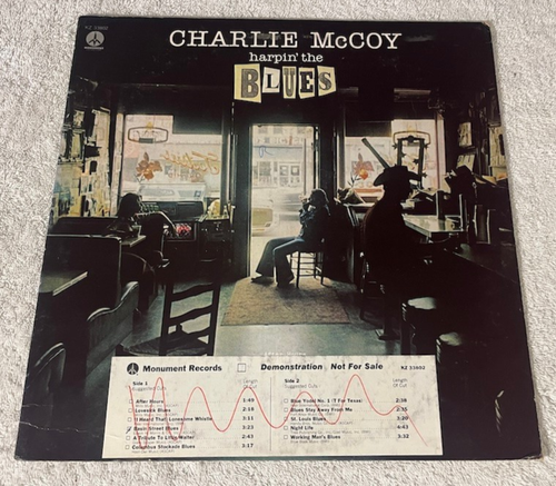 CHARLIE McCOY: "Harpin' The Blues": 1975 PROMO LP: NASHVILLE ALL-STARS ...