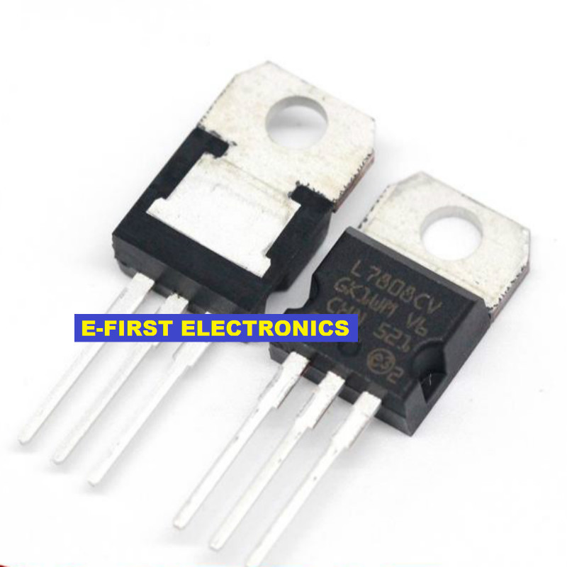 50pcs L7808CV 8V Three-terminal Regulator TO-220 ST DIP | eBay