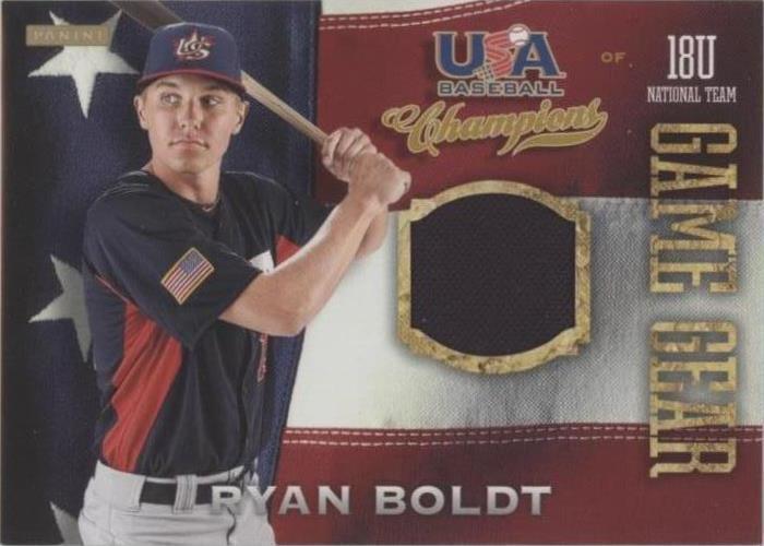 2013 Panini USA Baseball Champions - Game Gear Jerseys Ryan Boldt #46 ...