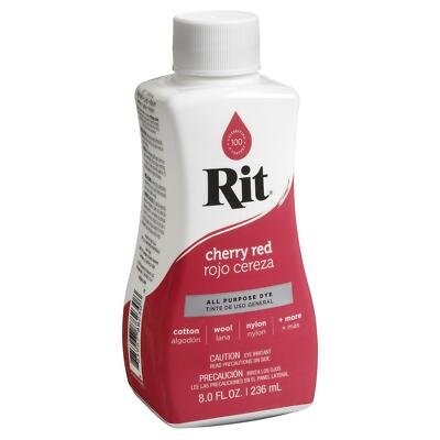 Rit All Purpose Fabric LIQUID Dye - CHERRY RED | eBay