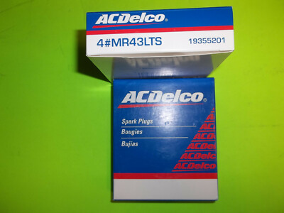 8 Pack Spark Plugs AC Delco MR43LTS 350 305 mercruiser 5.0 5.7 v8 7.4 ...