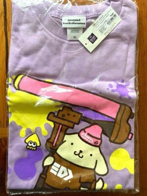 Splatoon Splatoon2 Sanrio collaboration Pompompurin T-shirt XLsize ...
