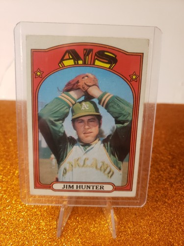 1972 TOPPS JIM HUNTER OAKLAND ATHLETICS CARD #330 vg | eBay