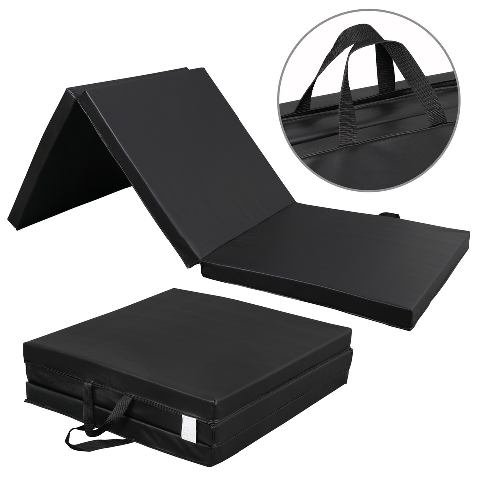 6' x 2' Folding Mat Thick Foam Fitness Exercise Gymnastics Panel Gym ...