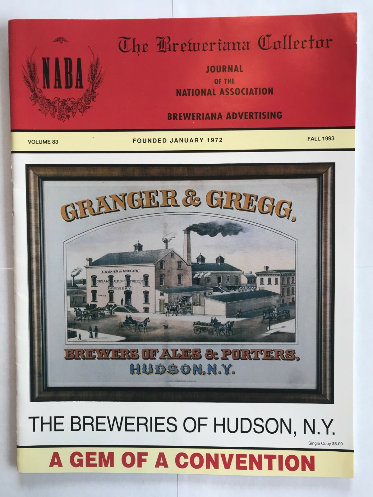 NABA Journal-Breweries of Hudson, NY/Stevens Point, WI Convention | eBay