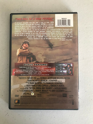 Patton (DVD, 2001, Fox War Classic Single Disc) 24543026341| eBay