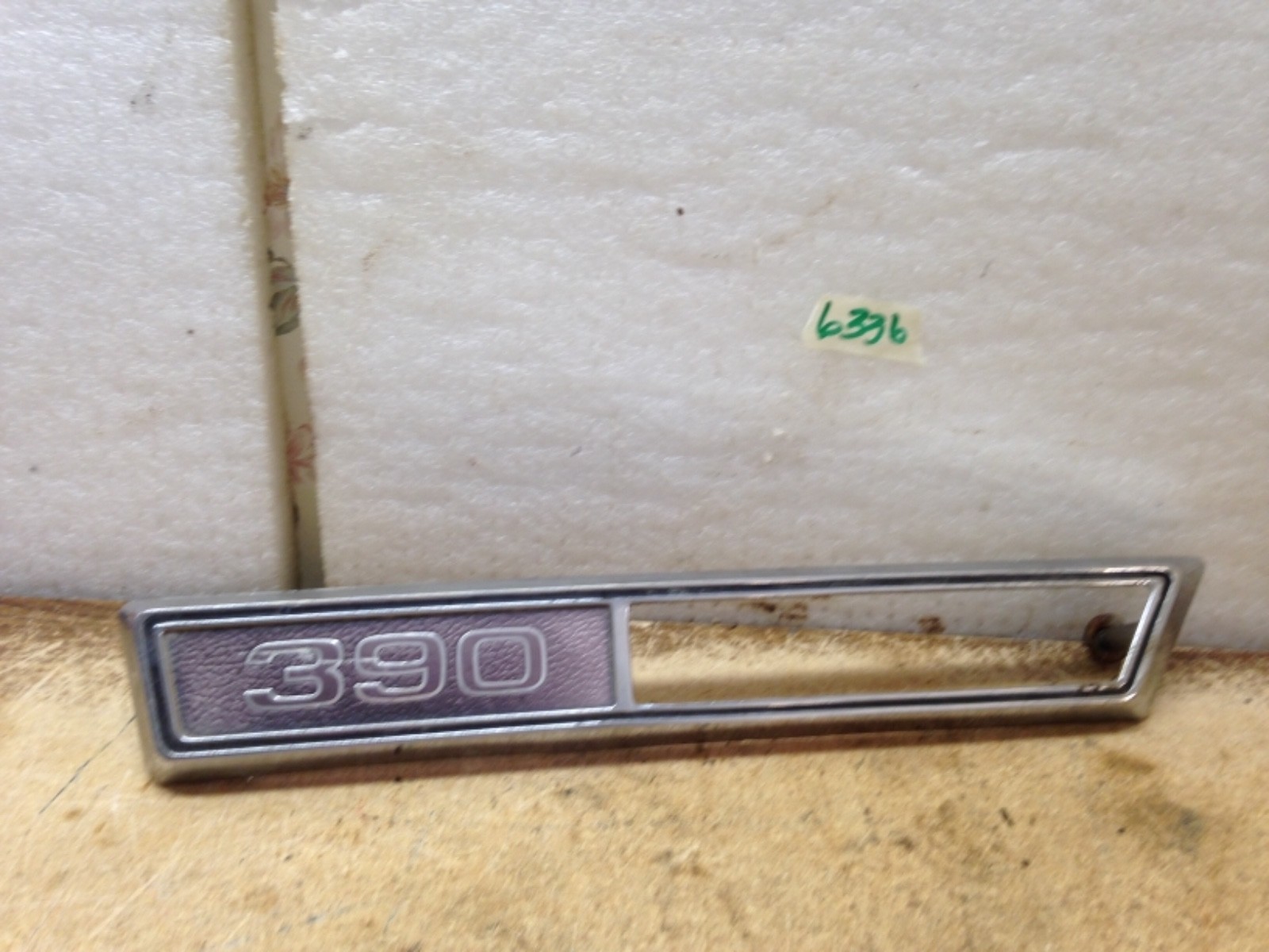 FORD C9AB 15A440A Fender 390 Emblem Right Side 13” Long | eBay