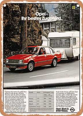 METAL SIGN - 1979 Opel Monza - Any Comparison Would Be Unsporting ...