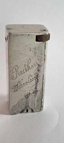 Vintage Precision Lighter Historic Ties Reuther Wheeling West Virginia ...