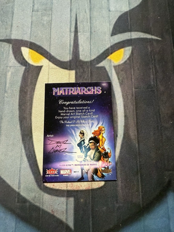 STORM 2024 UD Marvel Matriarchs SET PULLED Sketch Card 1/1 - Daniel M ...