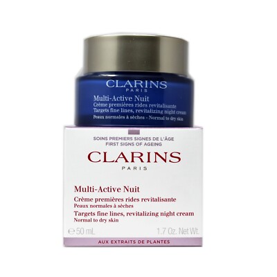 CLARINS MULTI-ACTIVE NIGHT COMFORT CREAM NORM TO DRY SKIN 50 ML ...