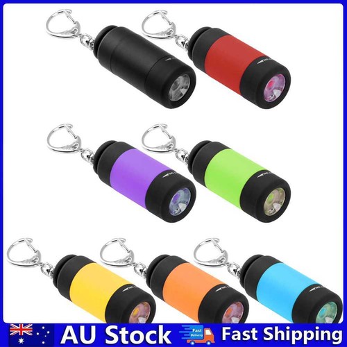 LED Mini Flashlight Key Chain Waterproof Battery Powered Hiking Camping ...