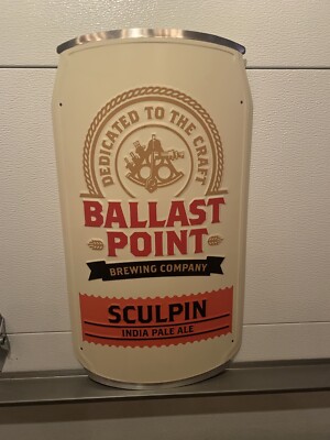 BRAND NEW Ballast Point Sculpin IPA Metal 3D Beer Sign Tin Tacker | eBay