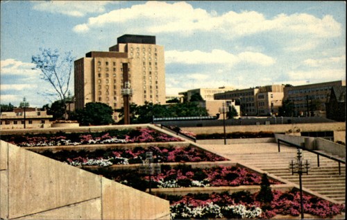 Akron University Campus Buildings Akron Ohio vintage postcard m391 | eBay
