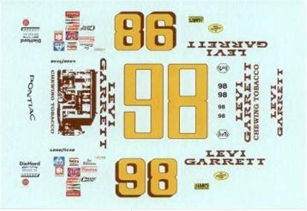 Winscals #98 Levi Garrett 1981 Joe Ruttman Nascar decal | eBay