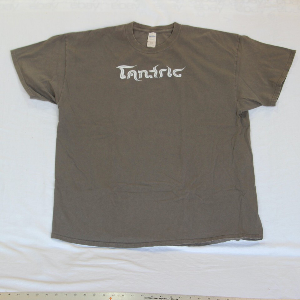 Tantric Band Tee Concert Merch Hard Rock Grunge Metal Music Gray T ...
