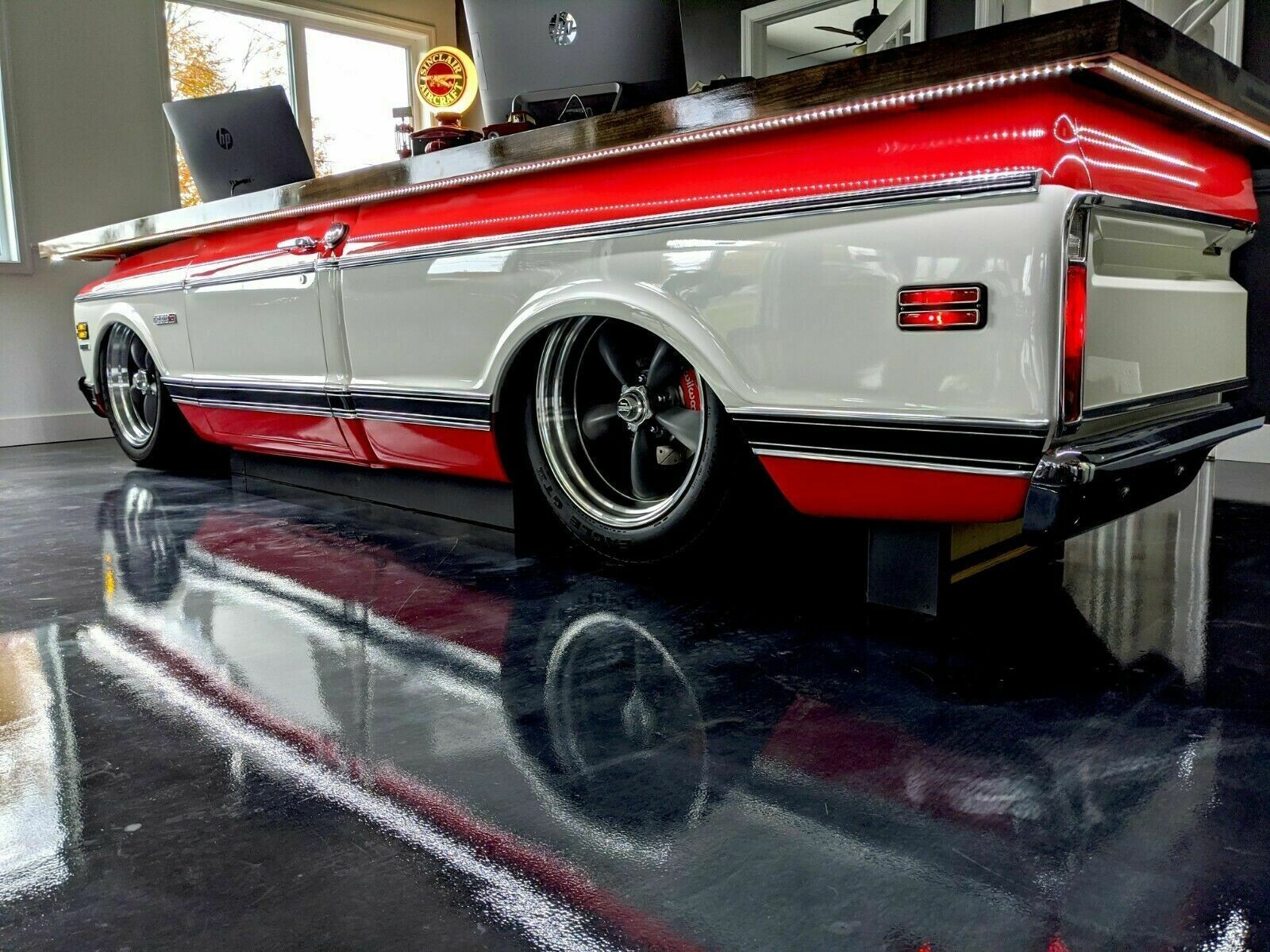 1977-1987 Chevy GMC K10 4wd Truck Chrome Rally Wheel Center Hub Caps 6 ...