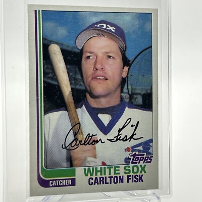 1982 Topps Carlton Fisk Baseball Card #110 NM-Mint FREE SHIPPING | eBay
