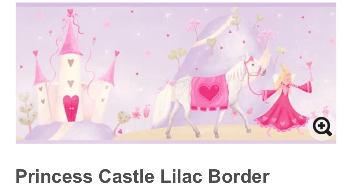Princess Castle Wallpaper Border
