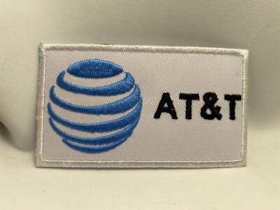 AT&T NEW EMBROIDERED COMPANY IRON ON NAME PATCH TAG | eBay