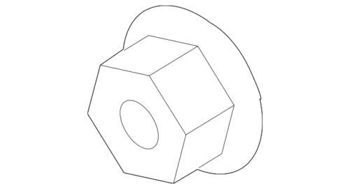 OEM NEW Ford 2007-2014 F-150 Explorer Sport Trac Back Glass Nut ...