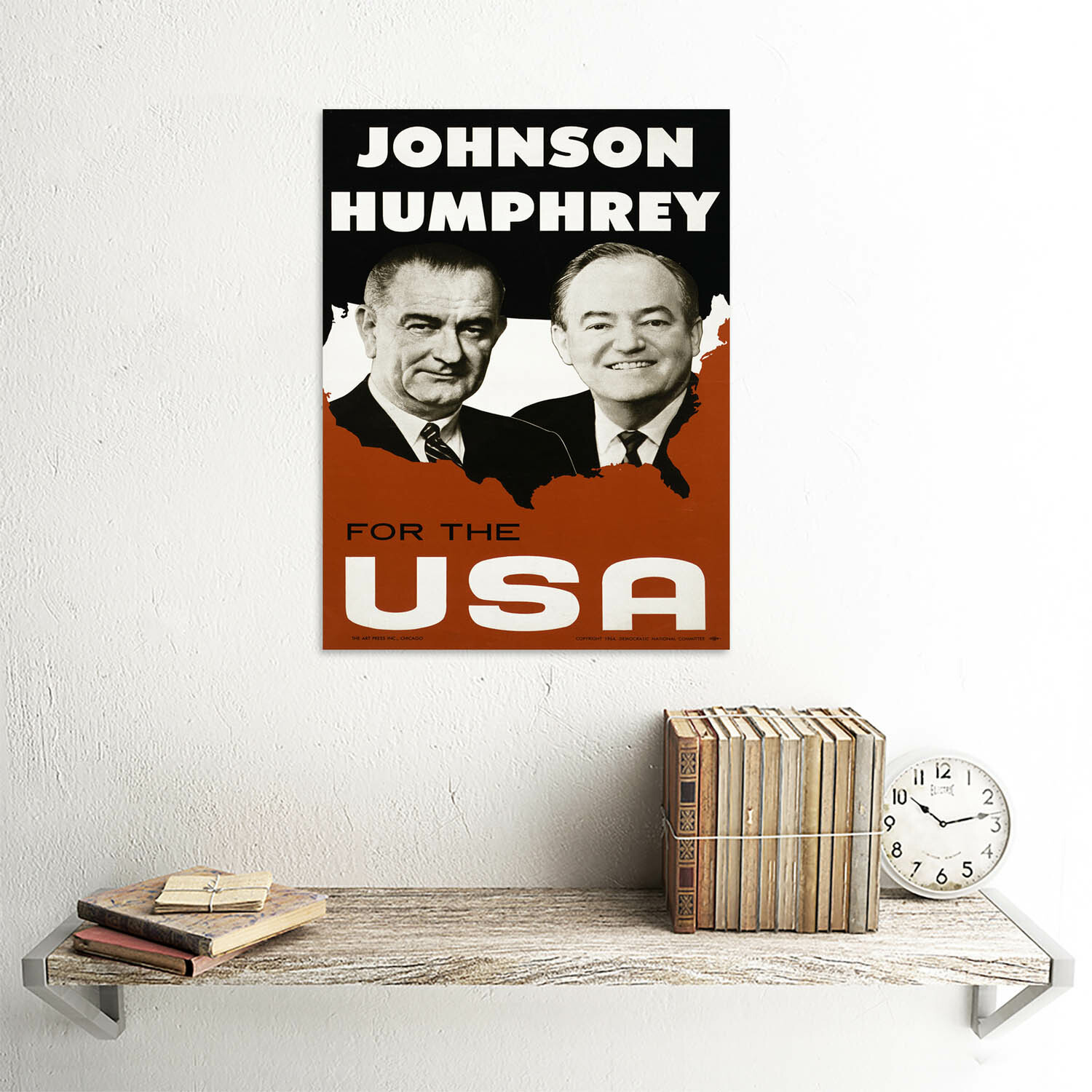 PROPAGANDA POLITICAL ELECTION PRESIDENT USA LYNDON JOHNSON NEW FINE ART ...