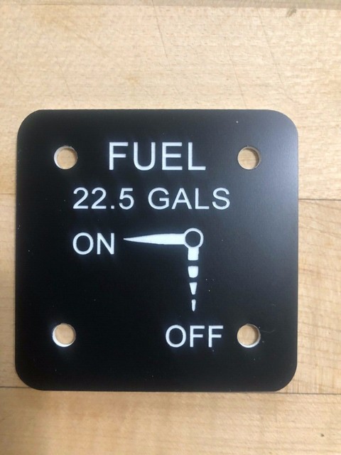 Cessna 150 Fuel Placard P/n 0410218-10 for sale online | eBay