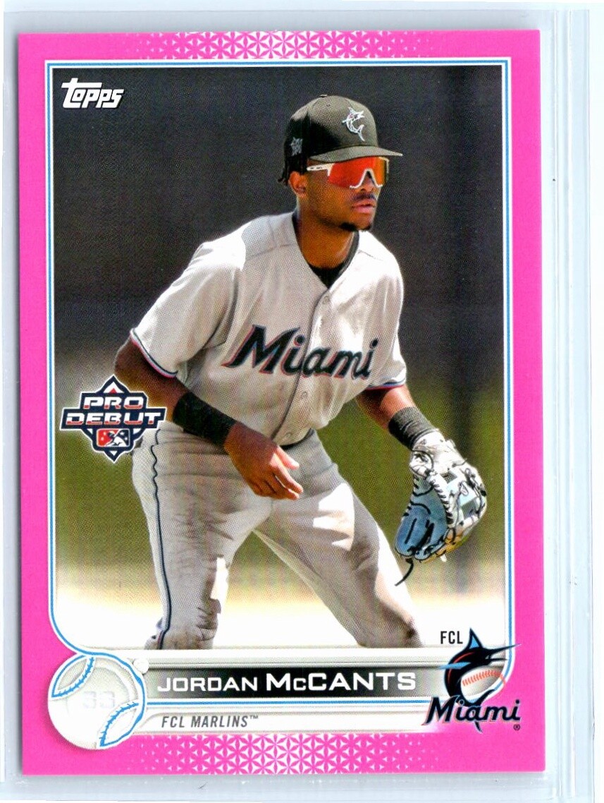 2022 Topps Pro Debut #PD-116 Jordan McCants Fuchsia #/199 | eBay