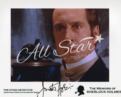SHERLOCK HOLMES - Jonathan Hyde Signed Photograph 01 | eBay