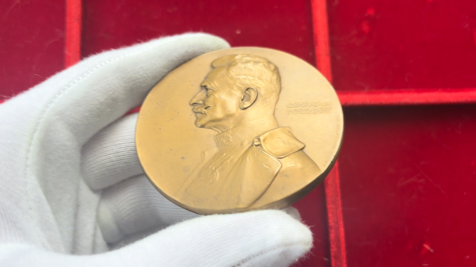 AUSTRIA Franz Conrad von Hötzendorf 1915 bronze Medal / By Arnold ...