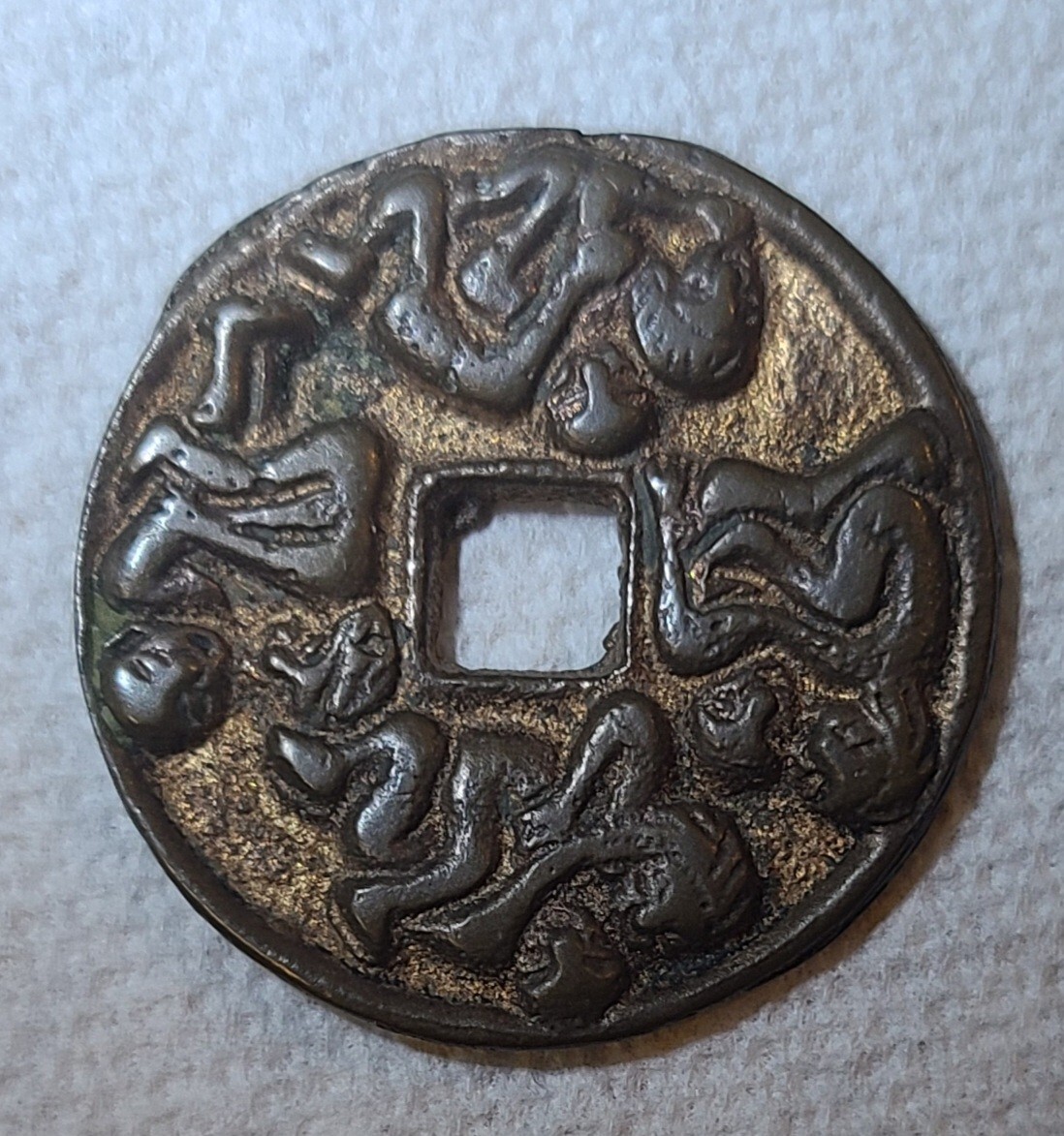Brass Chinese Brothel (Bordello) Token (“Whorehouse Chit”), circa World ...