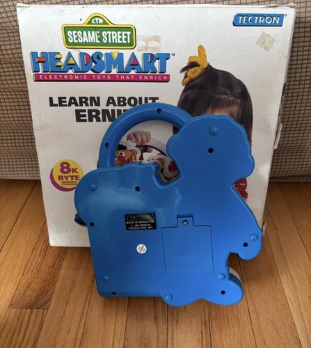 Vintage 1992 Tectron Sesame Street Learn About Ernie Electronic Toy ...