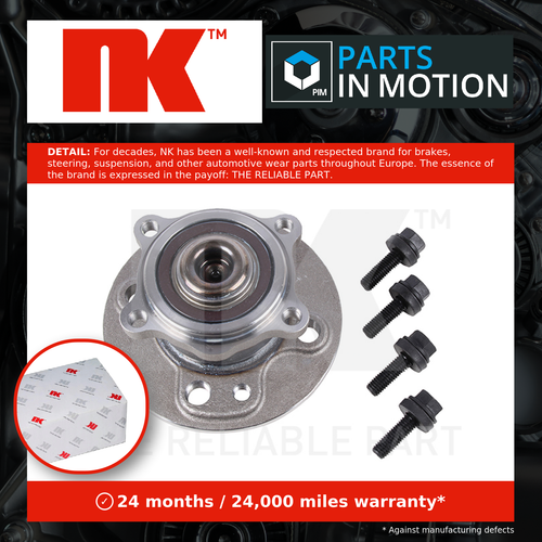 Wheel Bearing Kit fits MINI CLUBMAN COOPER R55 1.6 Rear 07 to 14 NK ...