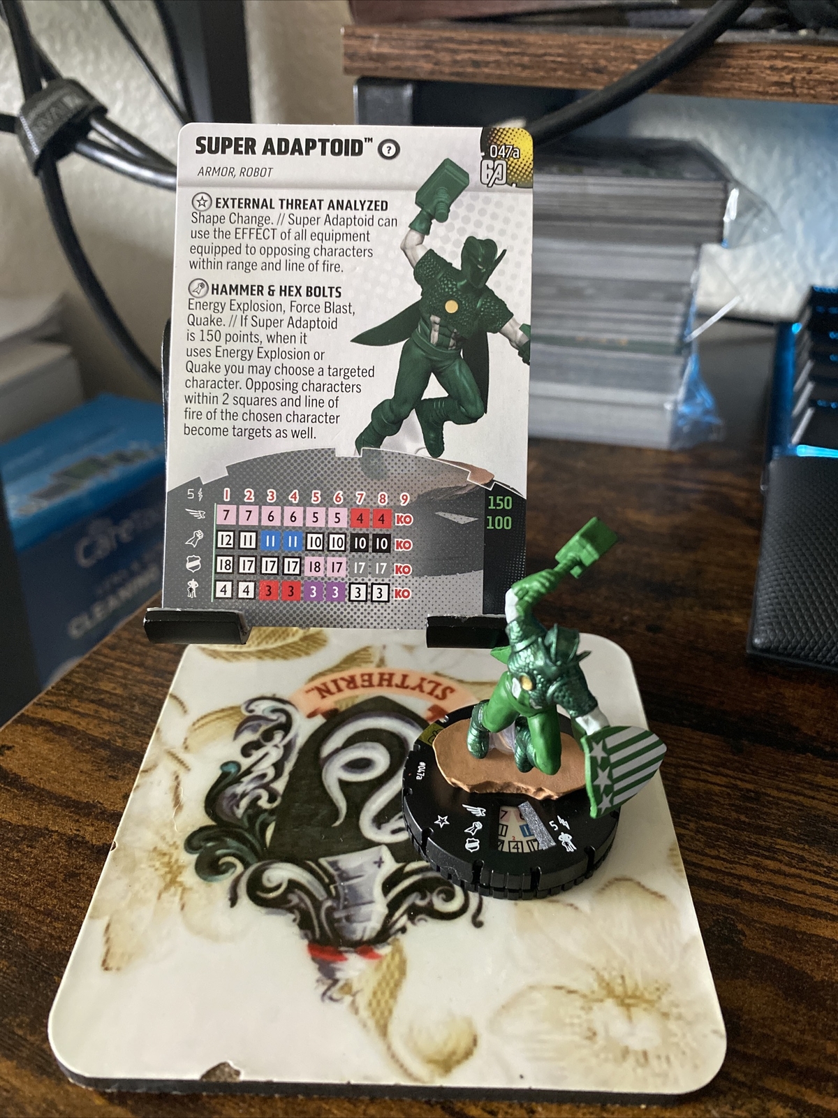 Marvel Heroclix Super Adaptoid #047a w/ Card Avenger 60th Anniversary ...