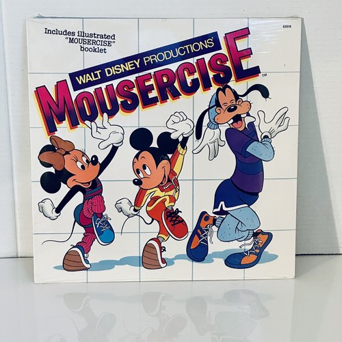 Walt Disney Productions Mousercise Vintage Vinyl Disneyland Records ...