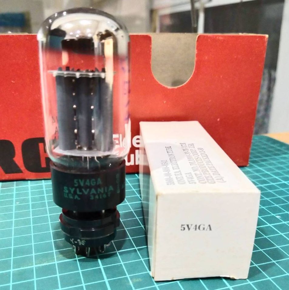(1) 5AR4 (5V4GA) Sylvania Rectifier Vacuum tube tubes Valve | eBay