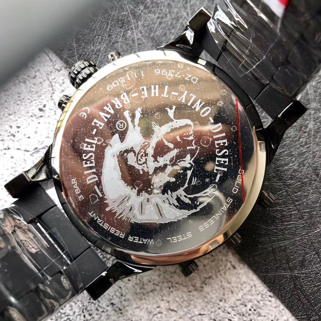 Diesel DZ7396 Mr. Daddy 2.0 Men Wristwatch - Black for sale online | eBay