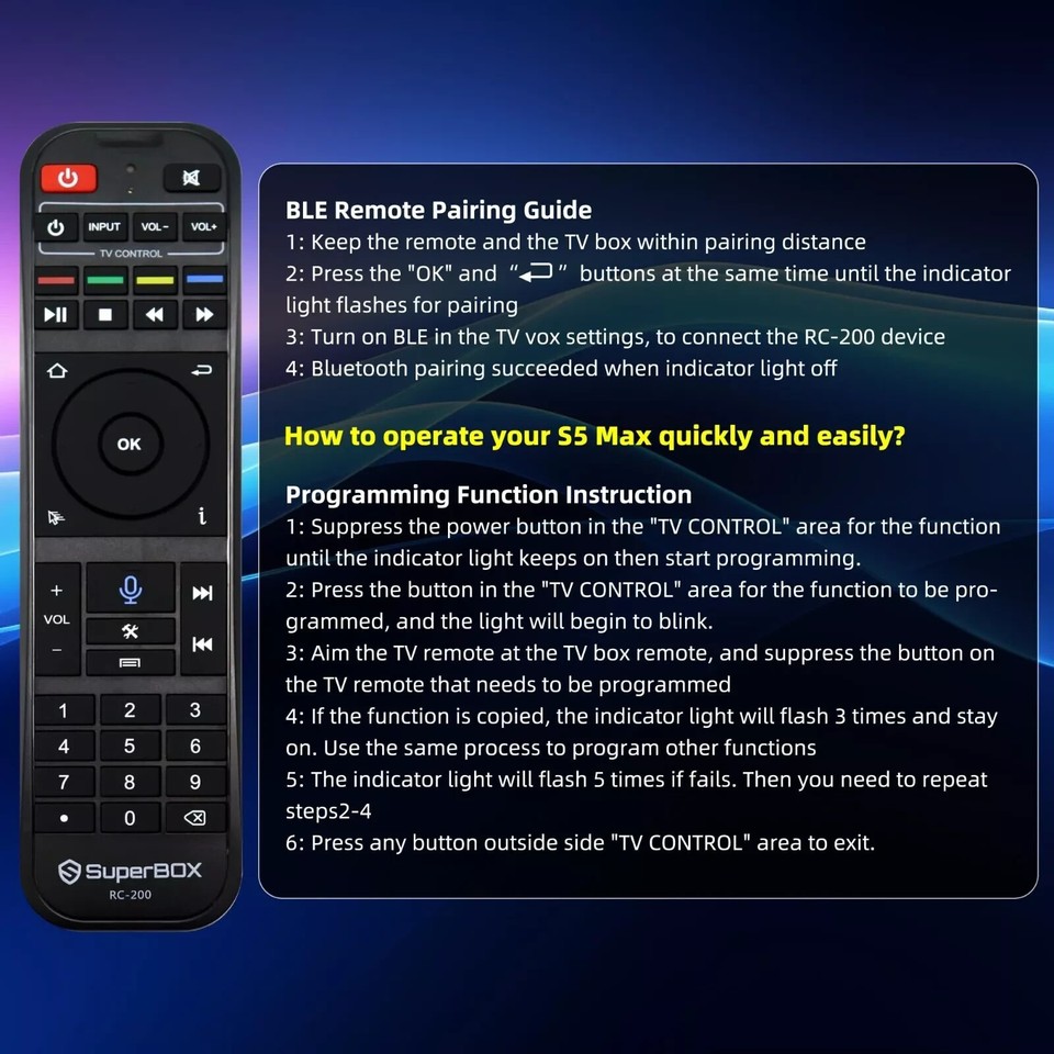 2025 SuperBox S6Max 9 ADDITIONAL APPS(Live TV and VOD) | eBay
