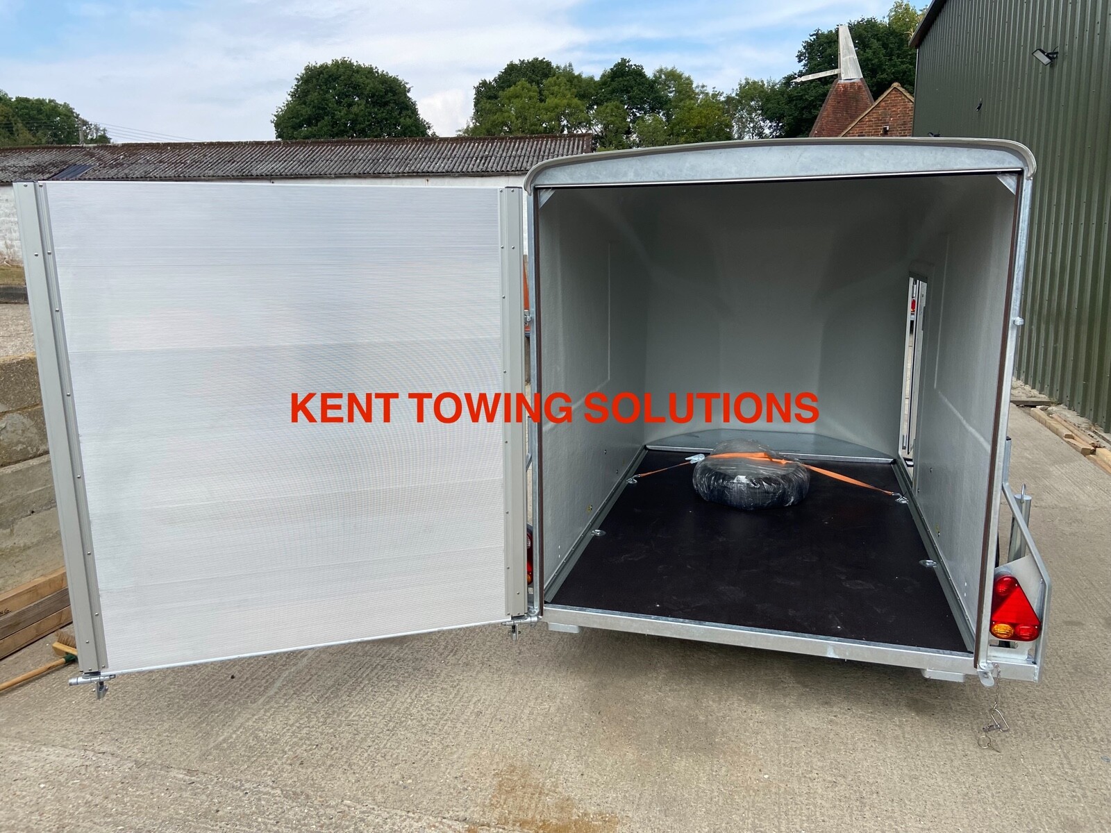 NEW Debon Cargo 1300 Tow Box Van Motorcycle Trailer 1300KG MGW INCL ...