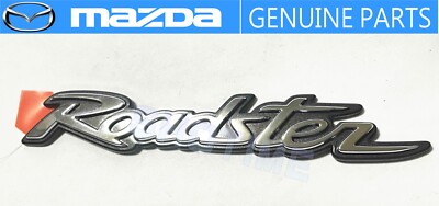 MAZDA OEM 05-15 Roadster MX-5 Miata NC Rear Chrome Emblem Badge | eBay