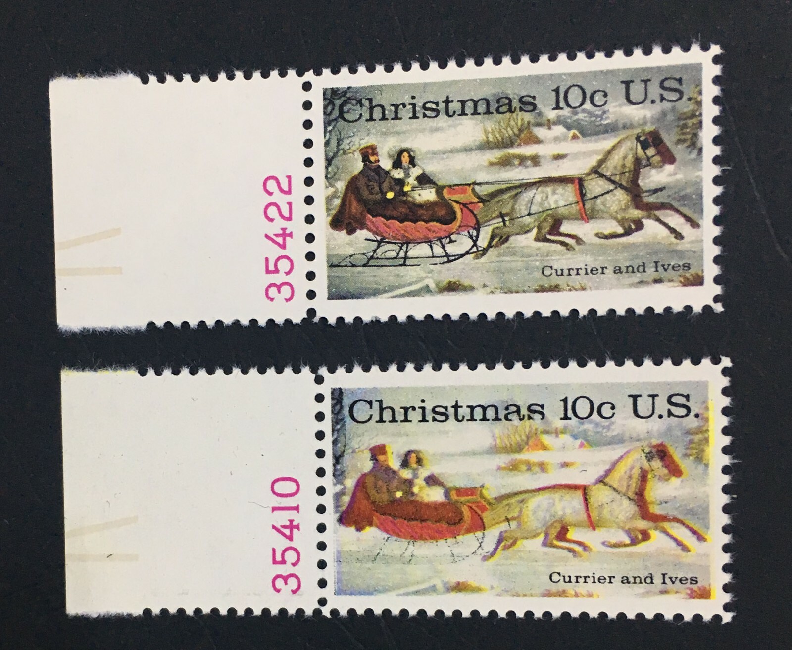 MOMEN: US STAMPS #1551 VAR. BLACK COLOR OMITTED MINT OG NH LOT #70799 ...