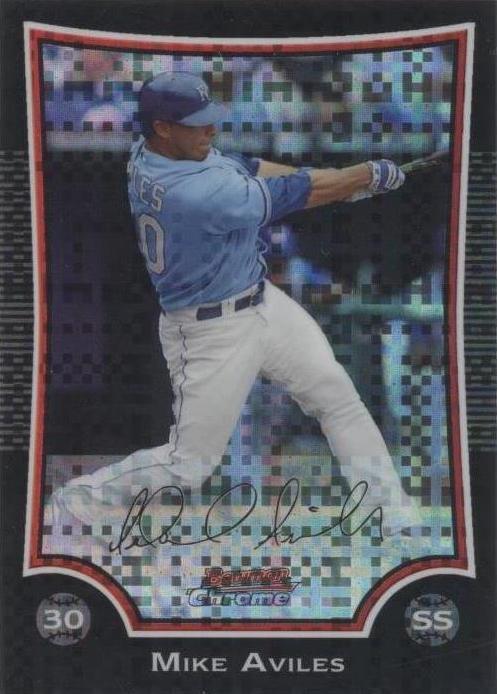 2009 Bowman Chrome - Mike Aviles #94 X-Fractor /250 for sale online | eBay