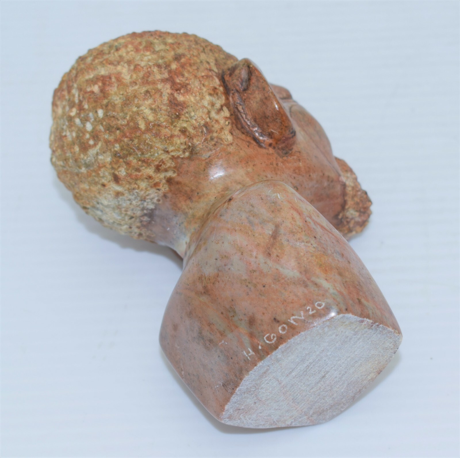 HERBERT GONZO Rapoko Zimbabwe Serpentine Stone Shona Sculpture MAN'S ...