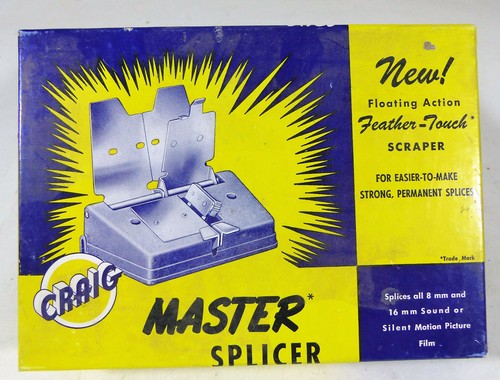 NOS VICTOR Craig S-6 FILM SPLICER 8mm Super 8 16mm Master Six Universal ...