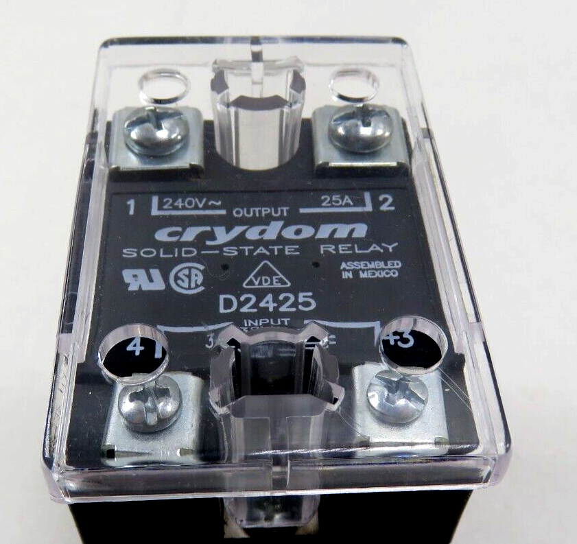 **New** Crydom D2425 Solid State Relay w/ HBC Controls HBC-25DA Heat ...