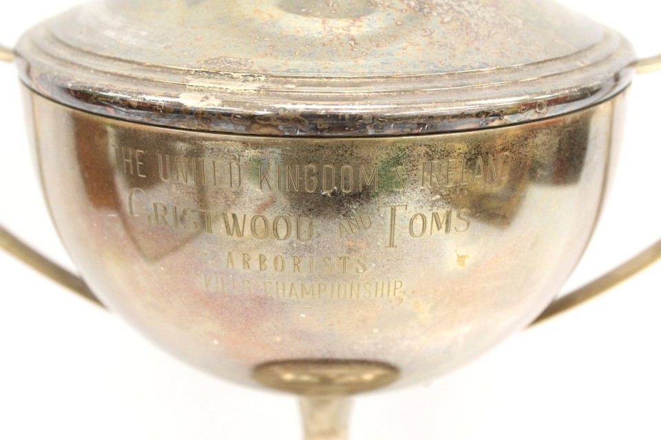 Lrg Vtg SILVER PLATED Trophy - ABORISTS Skills Championship 1995/96 Cup ...