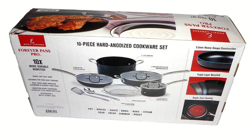 New Emeril Lagasse Forever Pro Pans 10 Piece Cookware Set | eBay