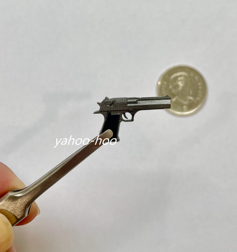 1/12 SCALE Agent Pistol Handgun B Weapon Model Toy for 6" Action Figure ...