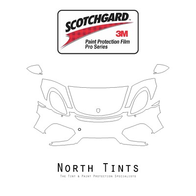 PreCut 3M PRO Series Paint Protection Clear Bra PPF for 2021 Porsche ...